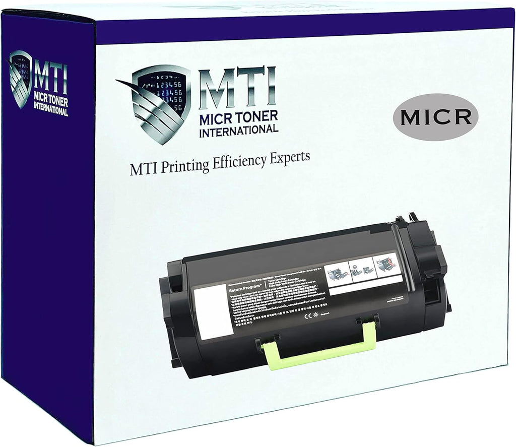 MTI 521 Compatible Lexmark 52D1000 MICR Toner Cartridge – MICR Toner Intl
