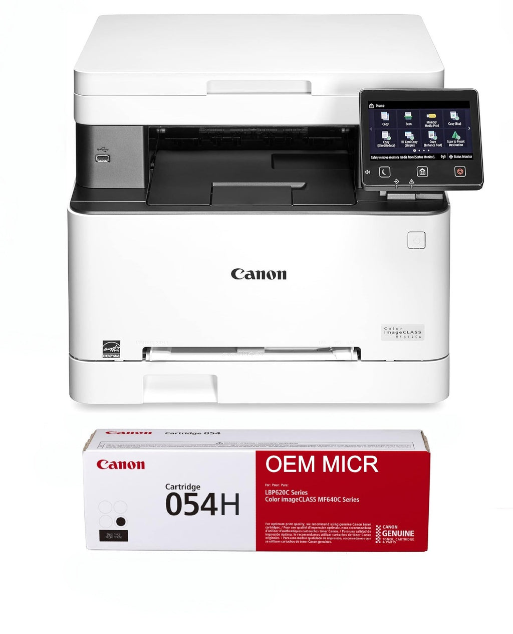 Canon MF641Cw imageCLASS Check Printer with 1 OEM Modified 054H MICR C ...