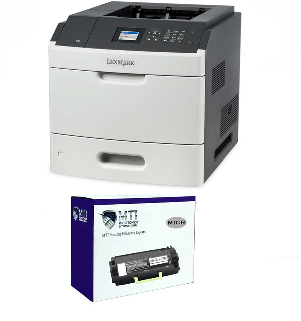 Lexmark MS810dn Renewed Check Printer with 1 MTI 52D1H00 High Yield MI ...