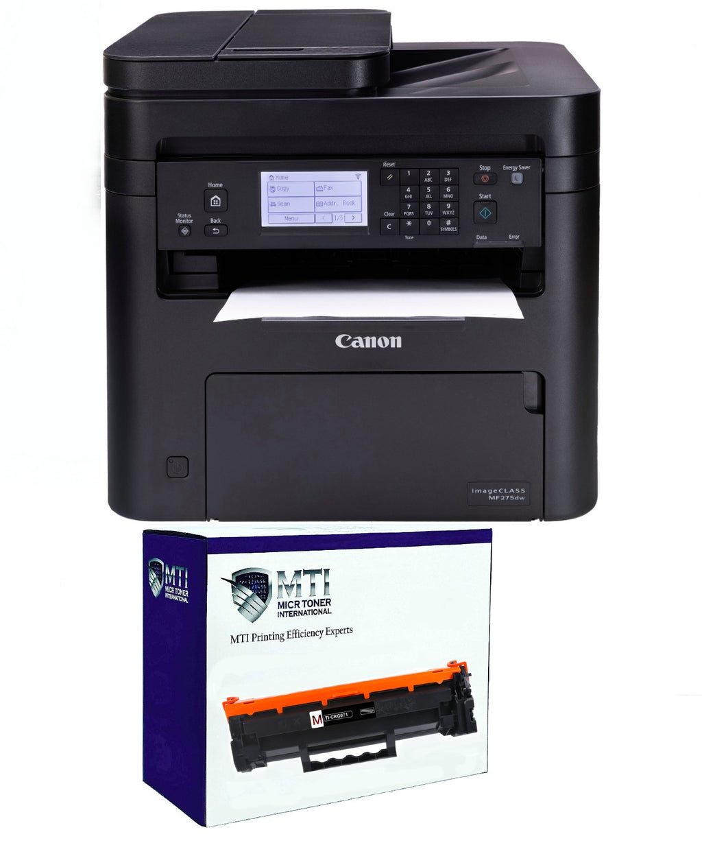 Canon imageCLASS MF275dw Check Printer with 1 MTI Compatible 071 MICR ...