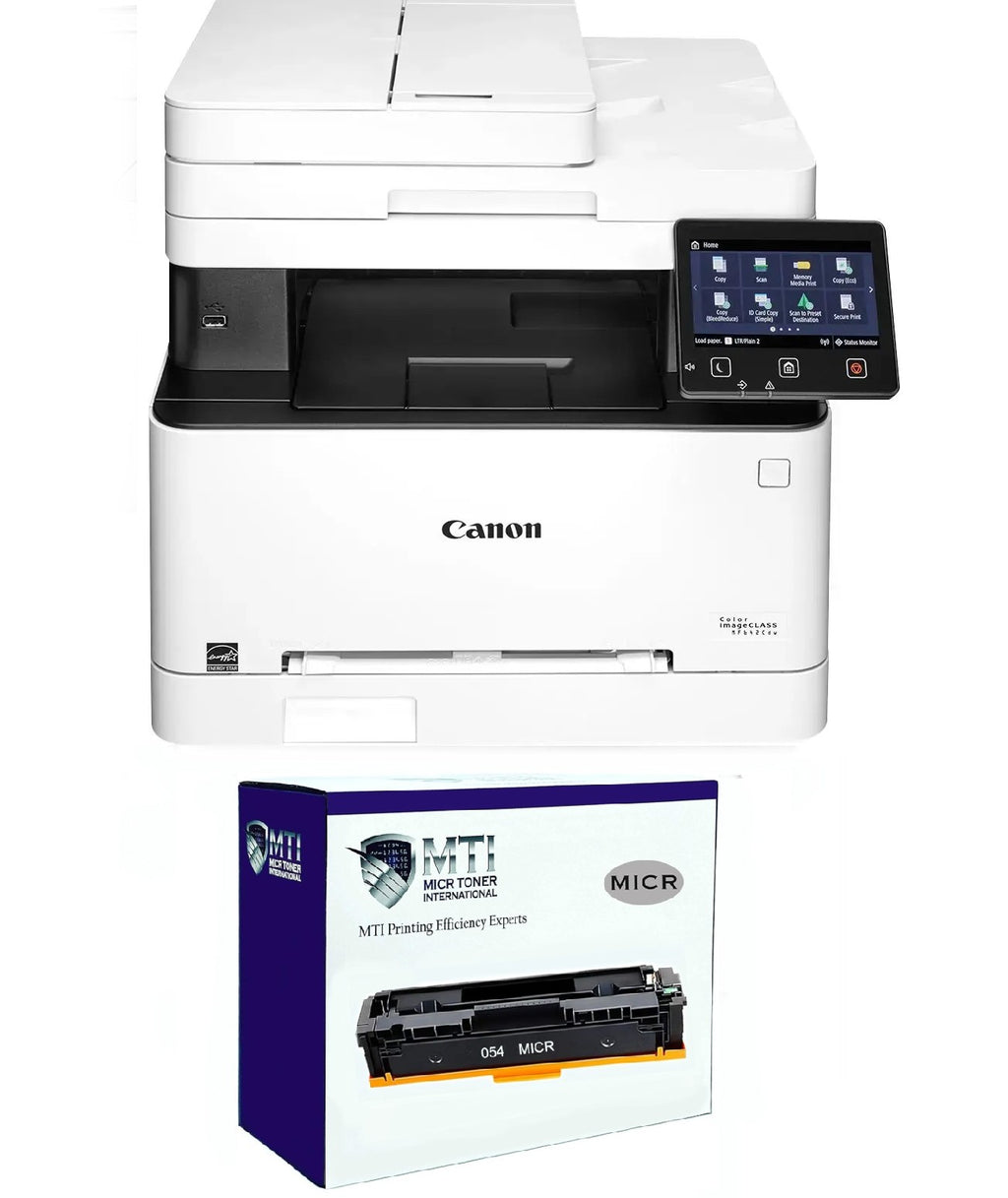 Canon imageCLASS MF642Cdw Wireless Check Printer with 1 MTI 054 MICR C ...