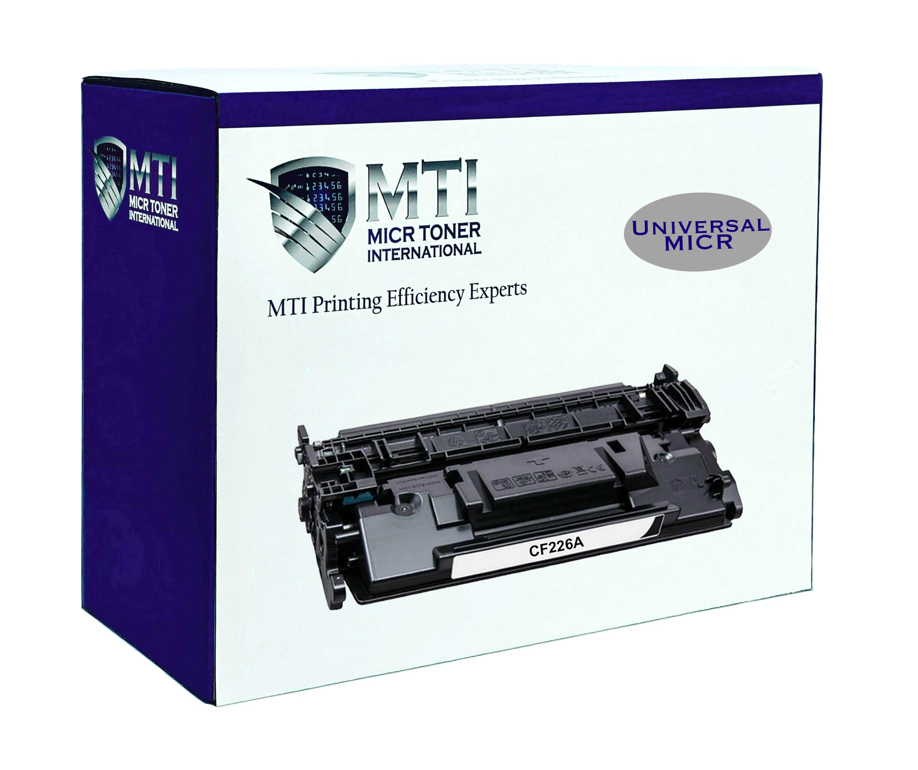 MTI 26A Universal MICR Toner for HP CF226A and Troy 02-81575-001 / 028 ...